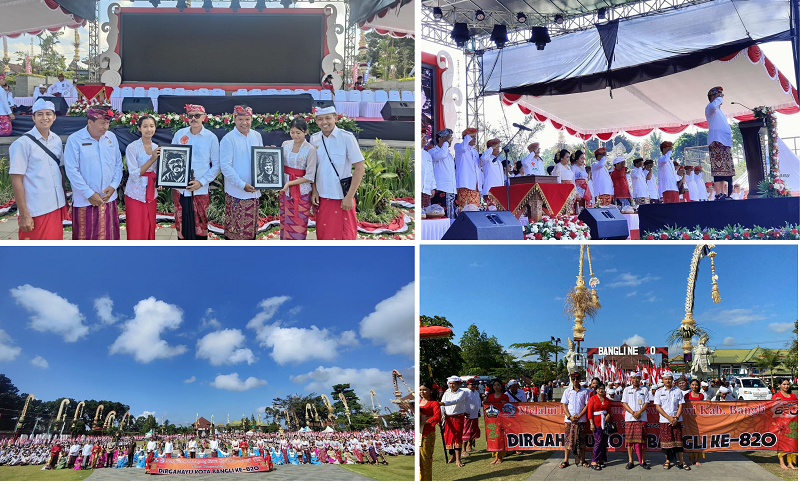 Parade Agung dari Ribuan Siswa SD, SMP, SMA/SMK Meriahkan Upacara ...